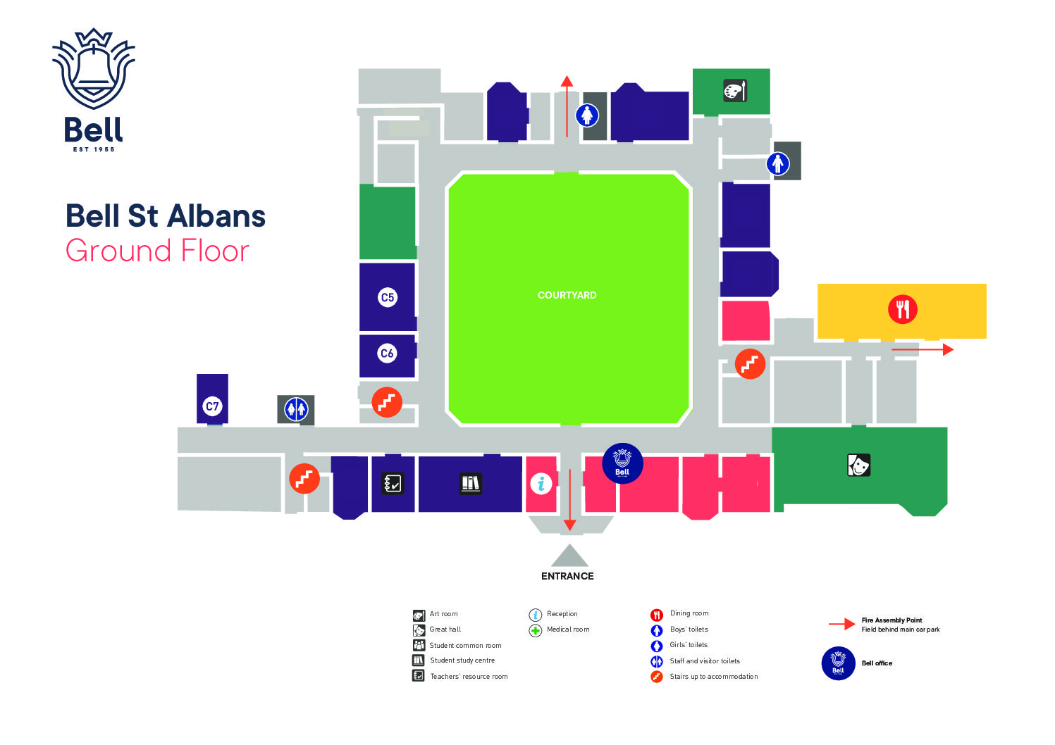 Bell St Albans Site Map | アイビー UK