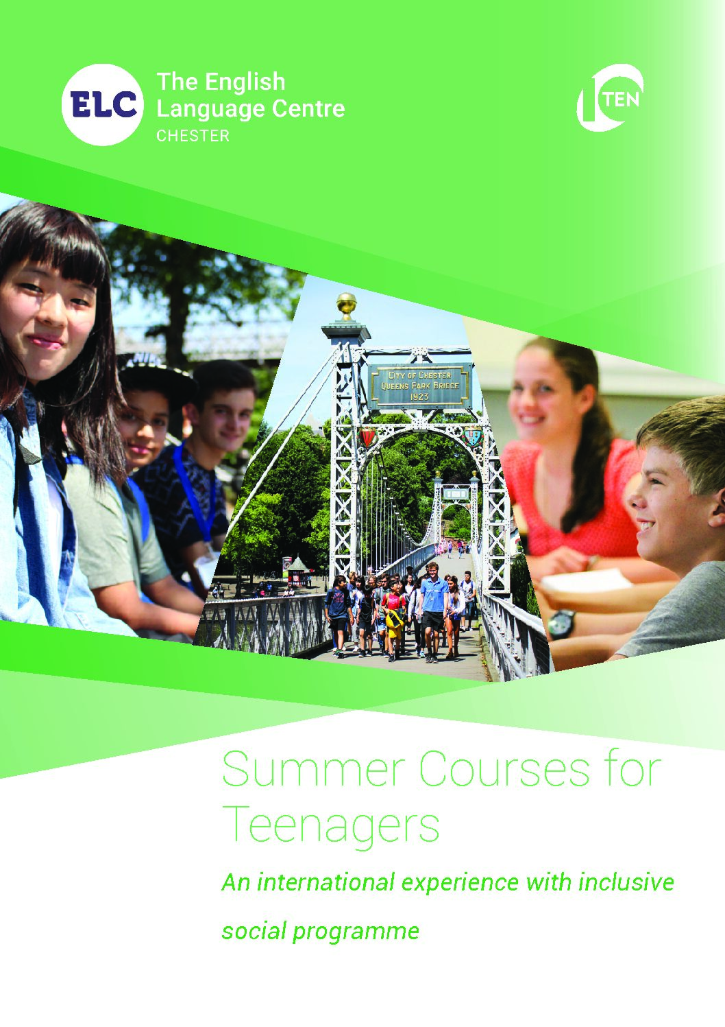 ELC Chester Leaflet Summer Course for Teenagers 2024 | アイビー UK